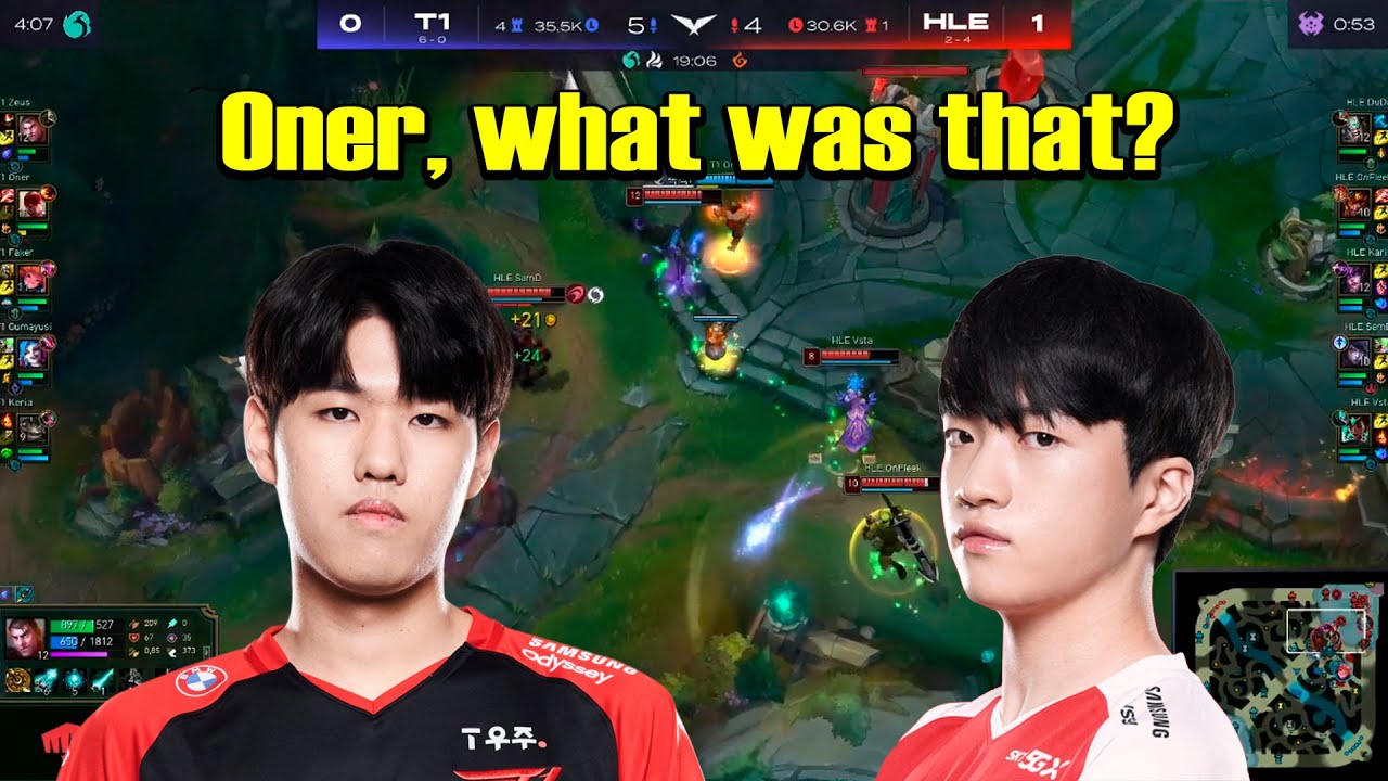 Keria and Oner join in a play for victory LCK - YouTube