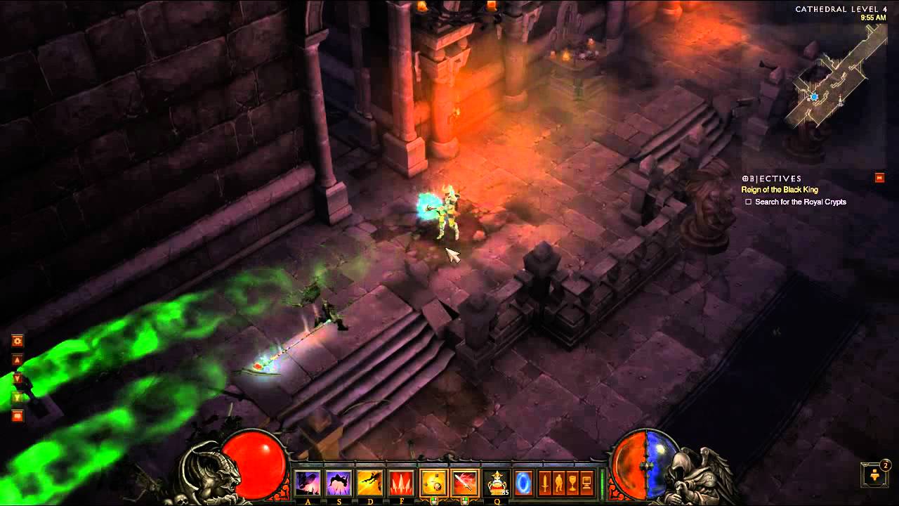 Diablo 3 Demon Hunter Skills - Bola Shot - YouTube