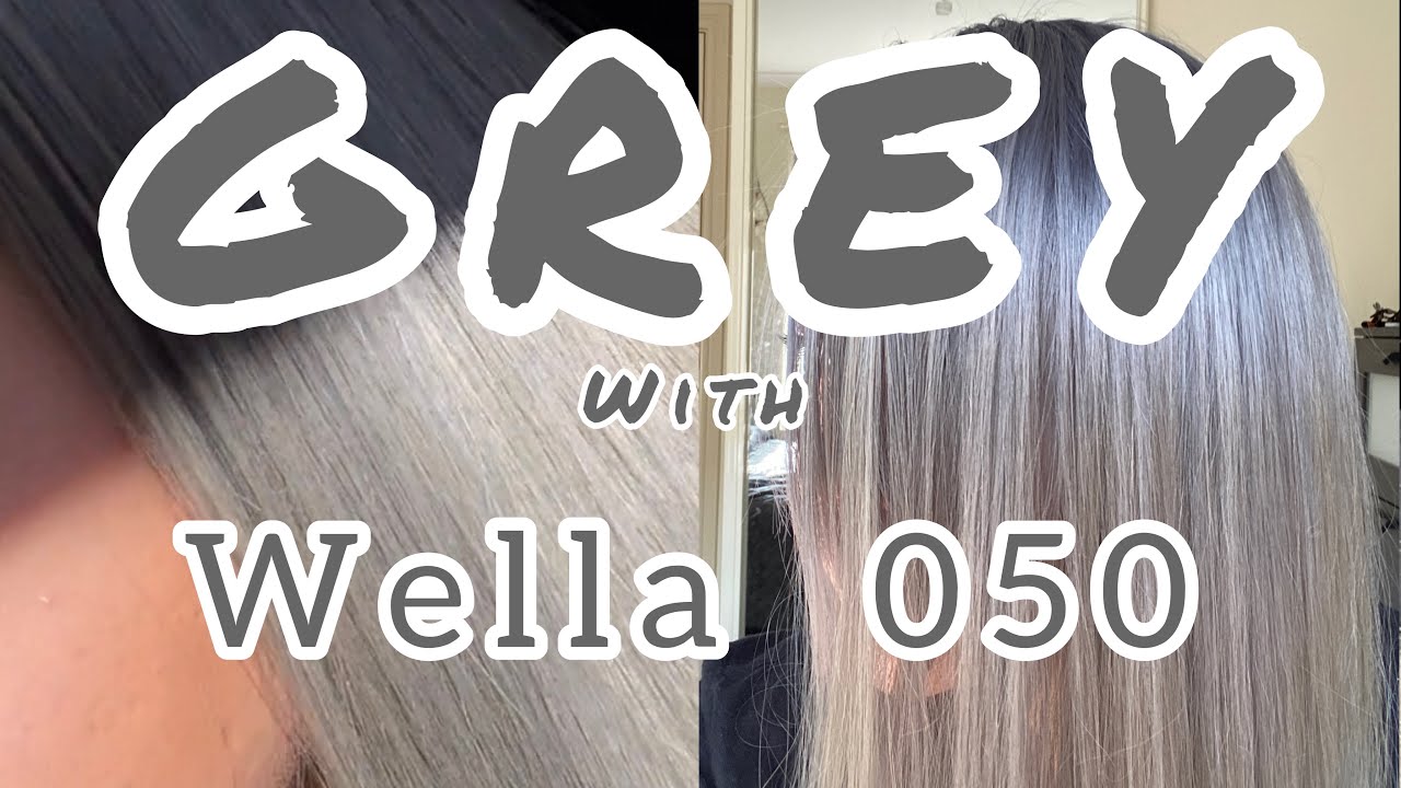 GREY HAIR - WELLA 050 FULL APPLICATION PROCESS - YouTube
