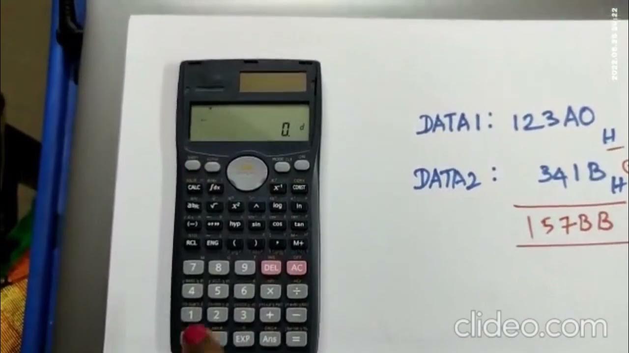 HOW TO ADD HEXADECIMAL VALUE USING CALCUATOR? - YouTube