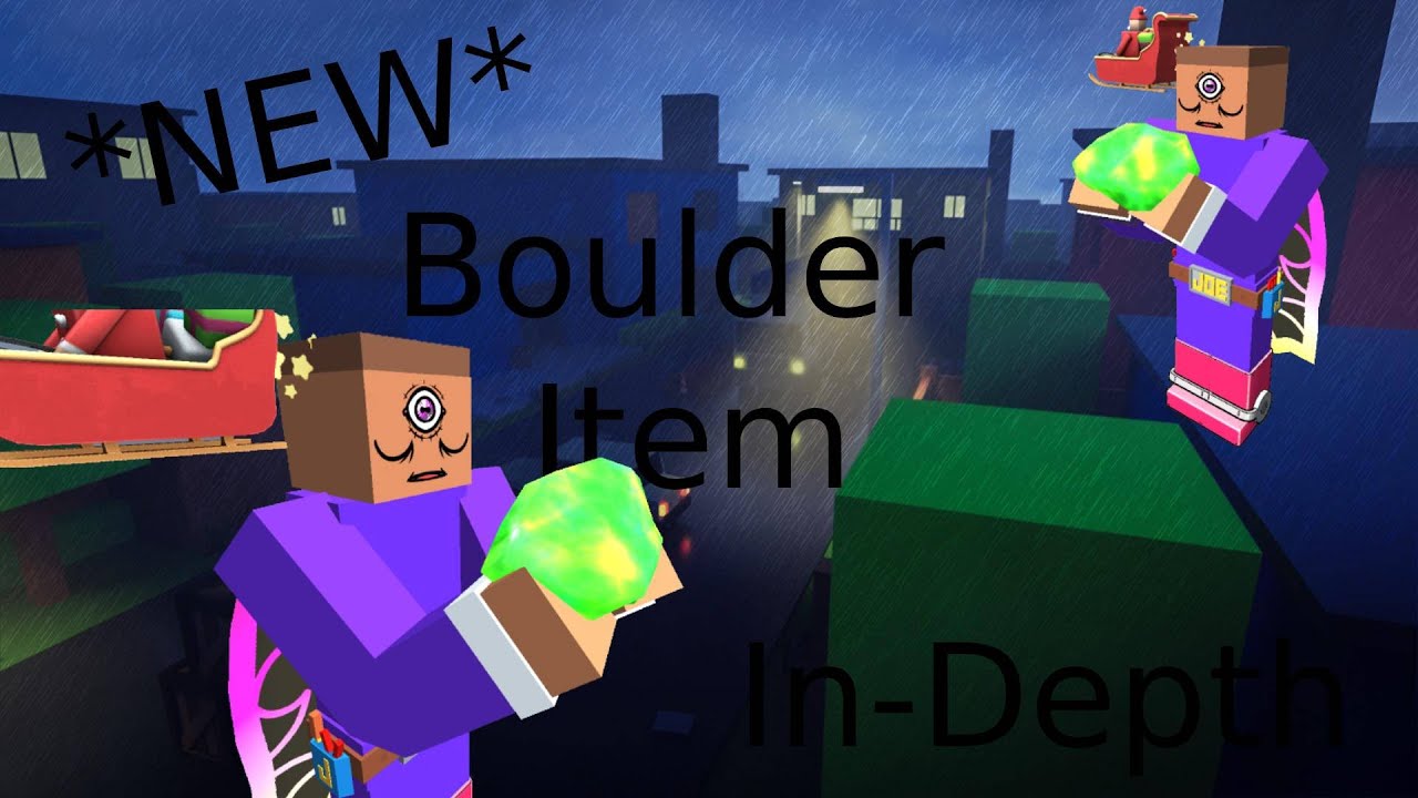 *NEW* Boulder Item in Krunker! (In-Depth) - YouTube