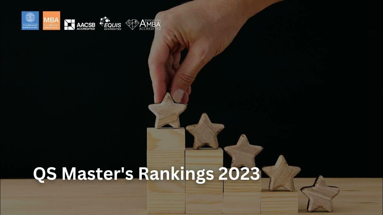 EP 1799 (MBA 22) QS Master's Rankings 2023 - YouTube