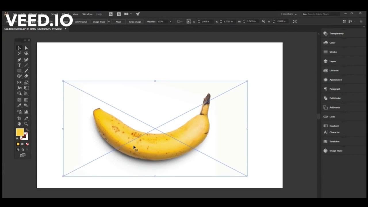 Lesson on how to use mesh tool on adobe illustrator . - YouTube