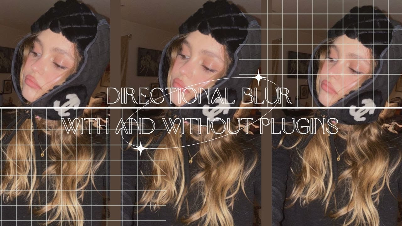 DIRECTIONAL BLUR ( with and without plugins ) tiktok edit transition on ...