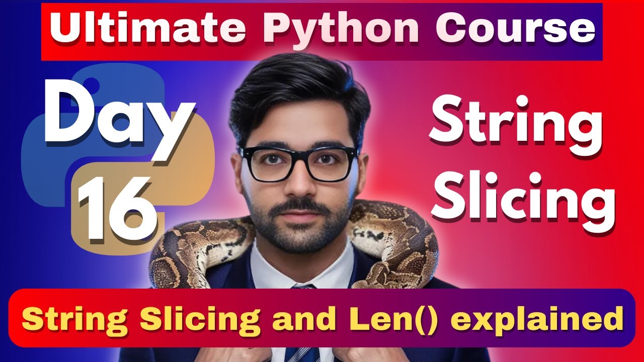 String Slicing In Python Python Tutorial Day 16 String Slicing 4187