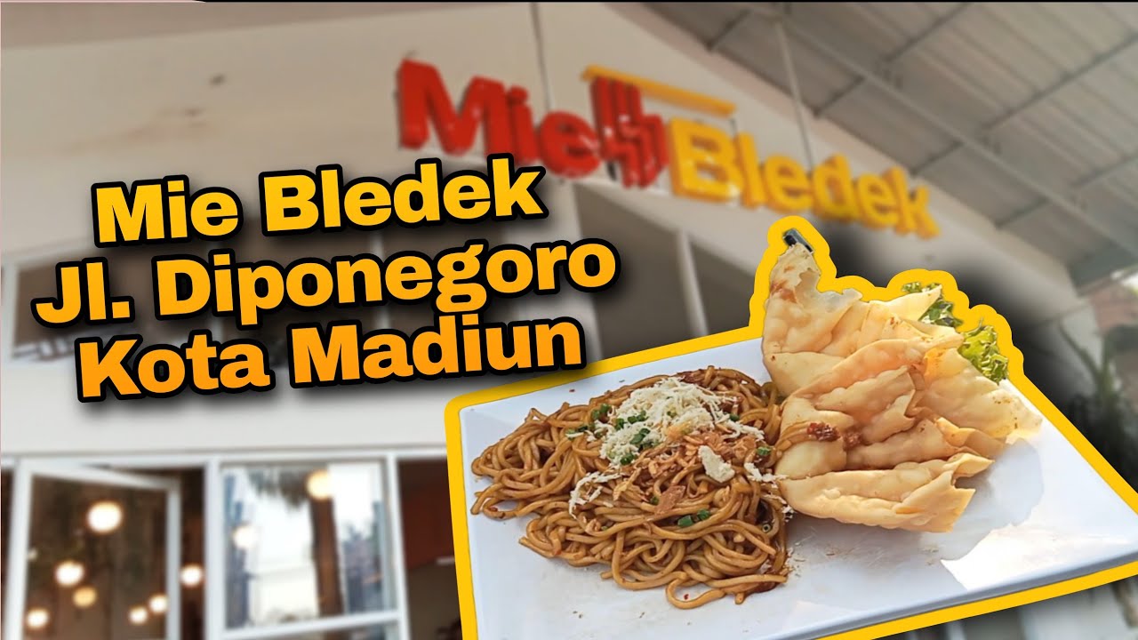kuliner mie bledek madiun - YouTube