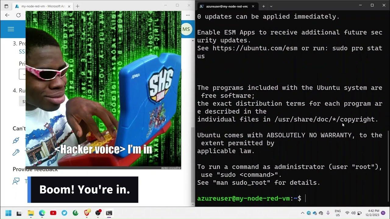 [DEMO] Connect Azure VM SSH in Windows PowerShell - YouTube