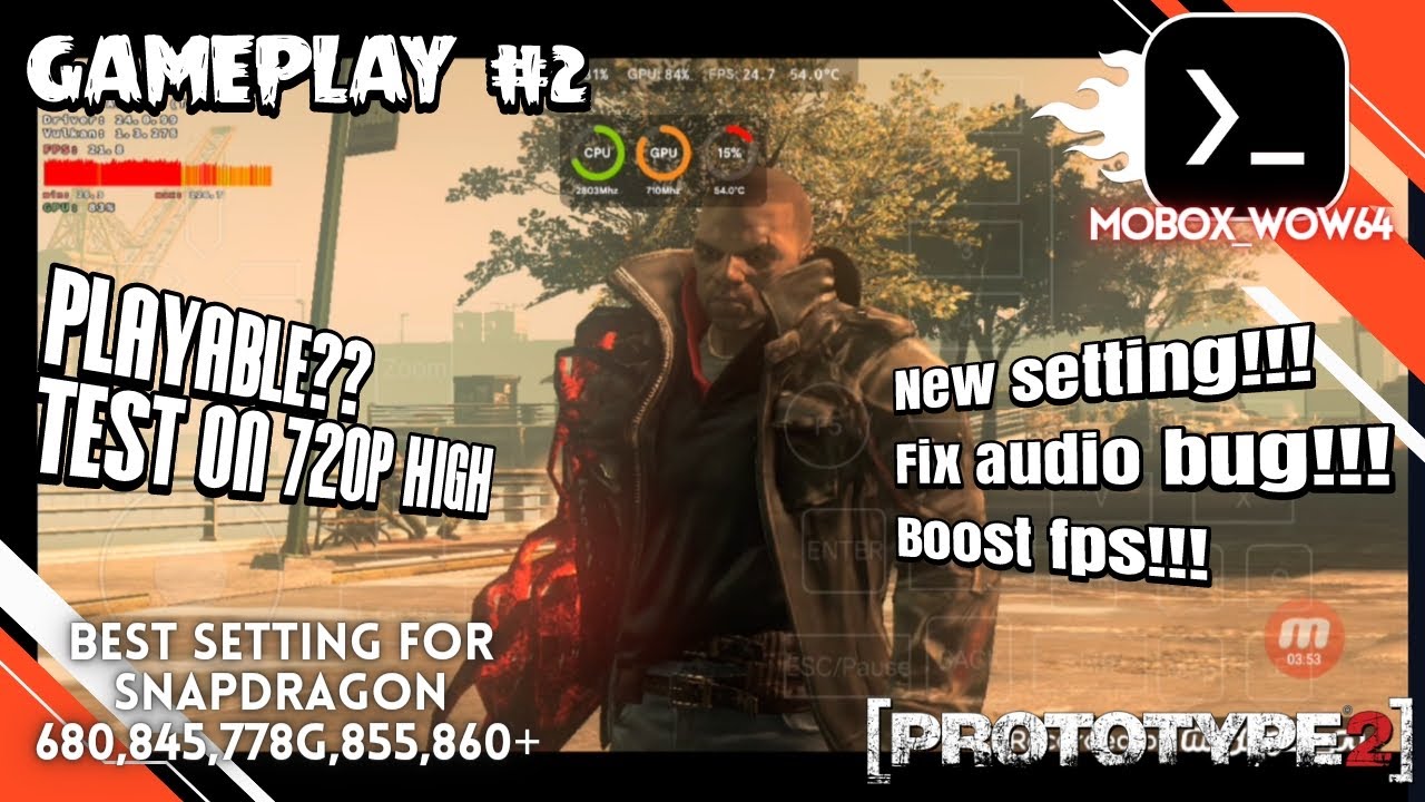 New Gameplay Prototype 2 - Mobox WoW64 Emulator Android low end Device ...