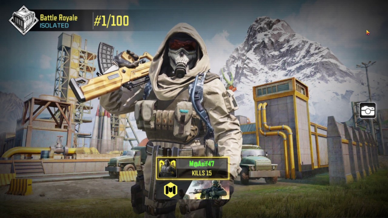 *NEW* GHOST HAZMAT GAMEPLAY IN CALL OF DUTY MOBILE BATTLE ROYALE! - YouTube