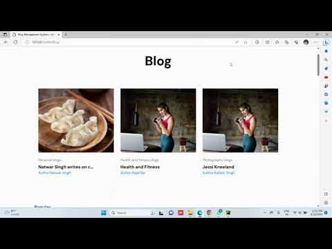 Blog Management System Using Django Python | PHPGurukul - YouTube
