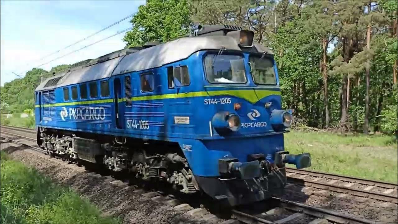 100 DNI Z KOLEJĄ odc.71.s3. EP07-1043 IC,,CHEŁMOŃSKI", ST44-1205, SA133-008, ED72Ac-102. - YouTube