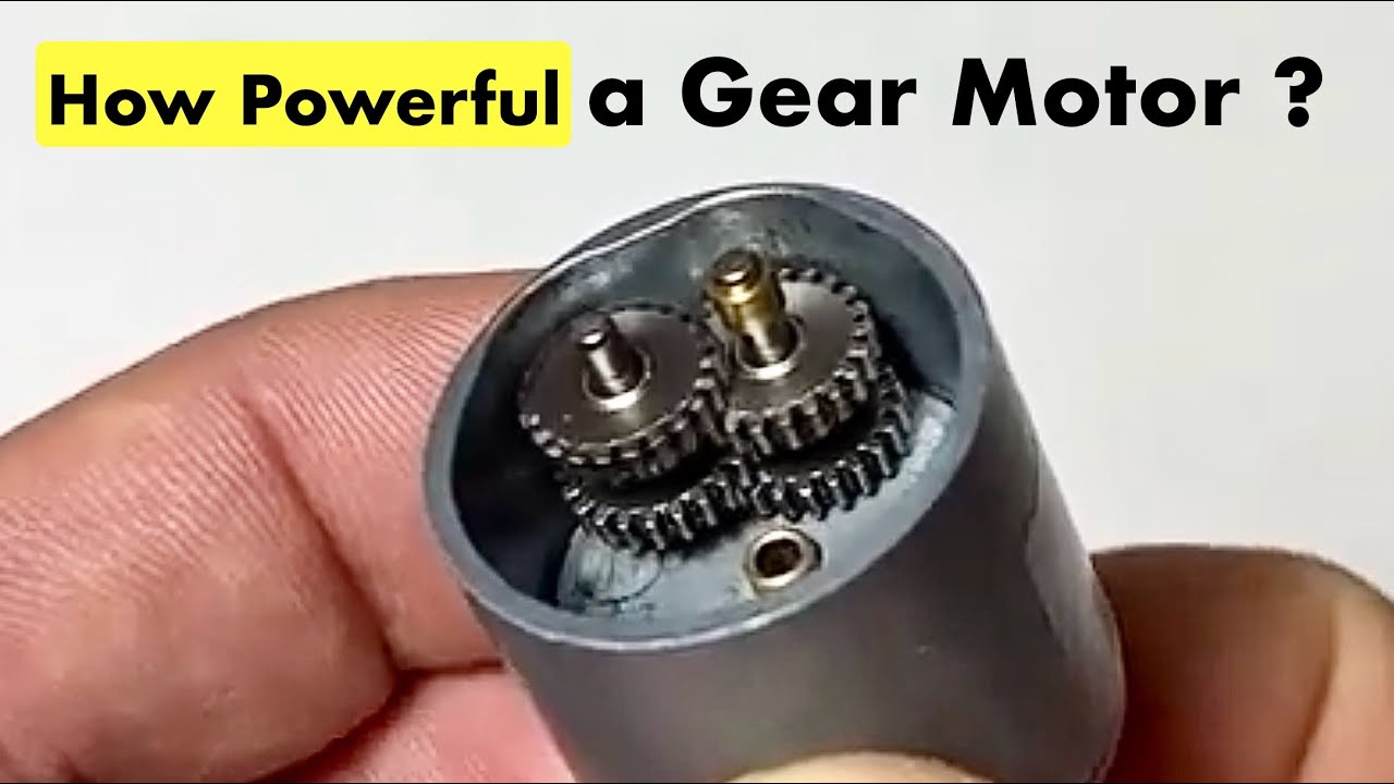Disassembling High Torque DC Gear Motor. Full Gearbox Teardown and ...