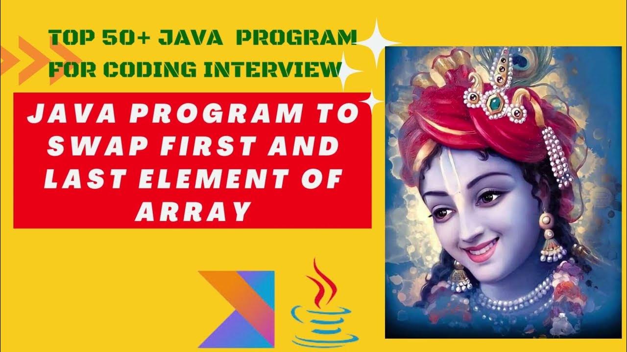 Java Program To Swap First And Last Elements Of The Array YouTube java-program-to-swap-first-and-last-elements-of-the-array-youtube