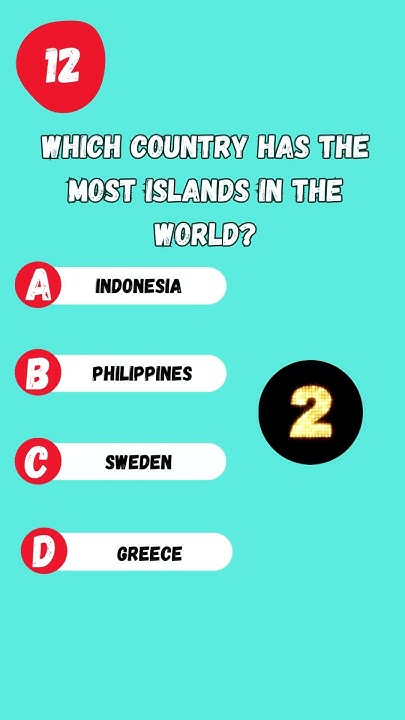 Which Country Has the Most Islands 🌍 | Everyday Quiz #everydayquiz - YouTube