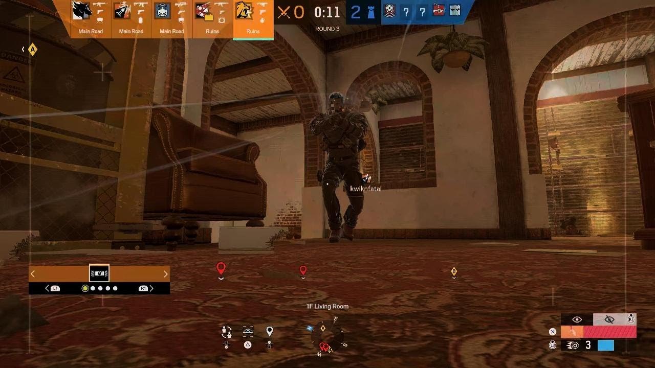 Tom Clancy's Rainbow Six Siege LionZilla clutch - YouTube