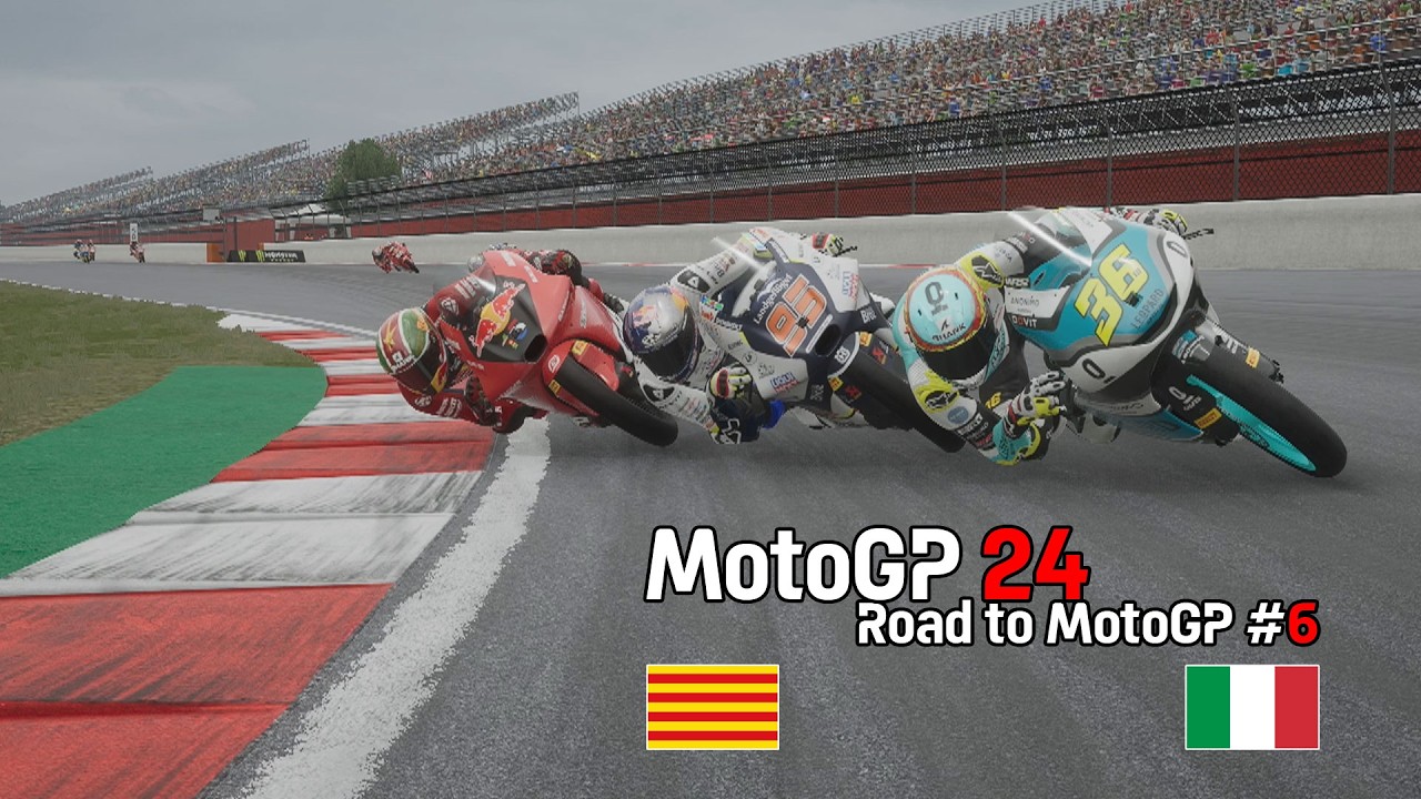 MotoGP 24 - Road to MotoGP #6 Fierce battles in Barcelona! - YouTube