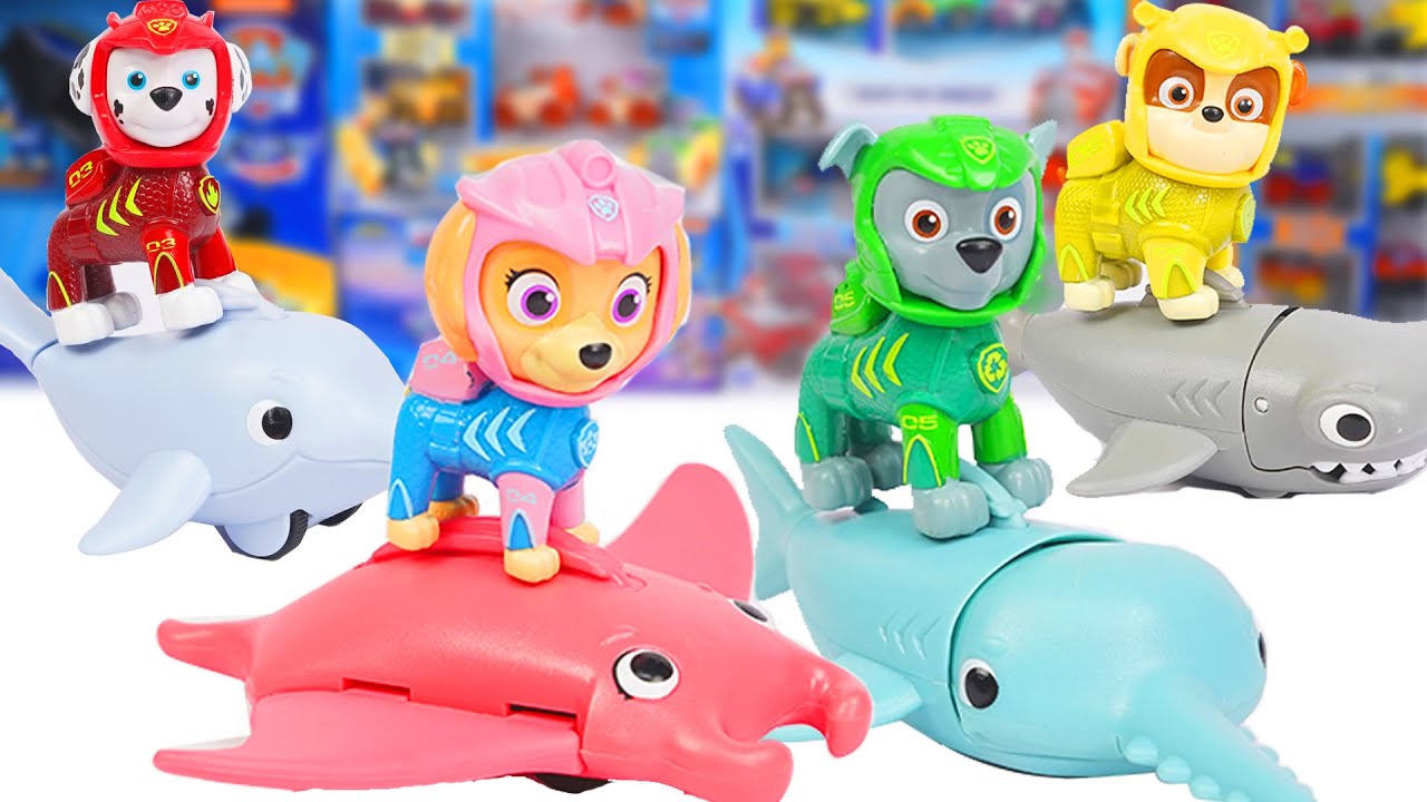 PAW Patrol Aqua Pups, Merpups, and More Sea Patrol Rescues! Mini Toys ...