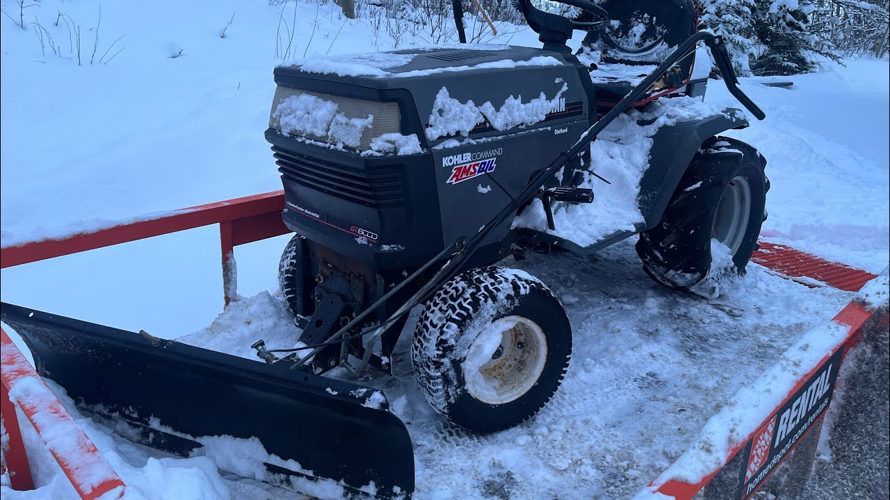 Craftsman GT6000 garden tractor. Will it start? - YouTube