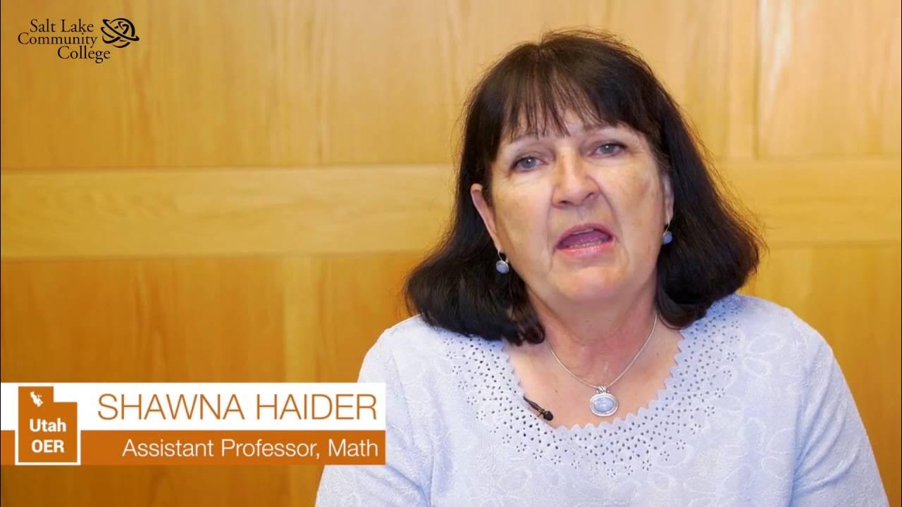 Shawna Haider Utah OER - YouTube