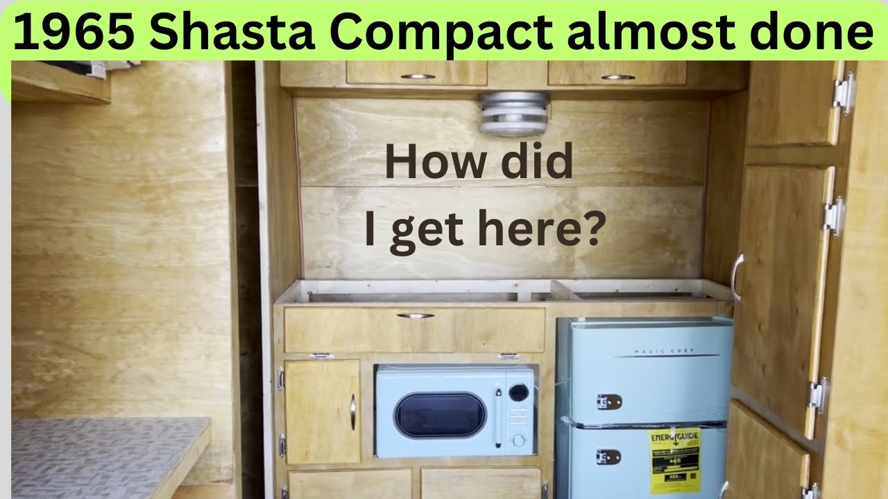 EP 383 Shasta compact comes a long way vintage camper rebuild. - YouTube