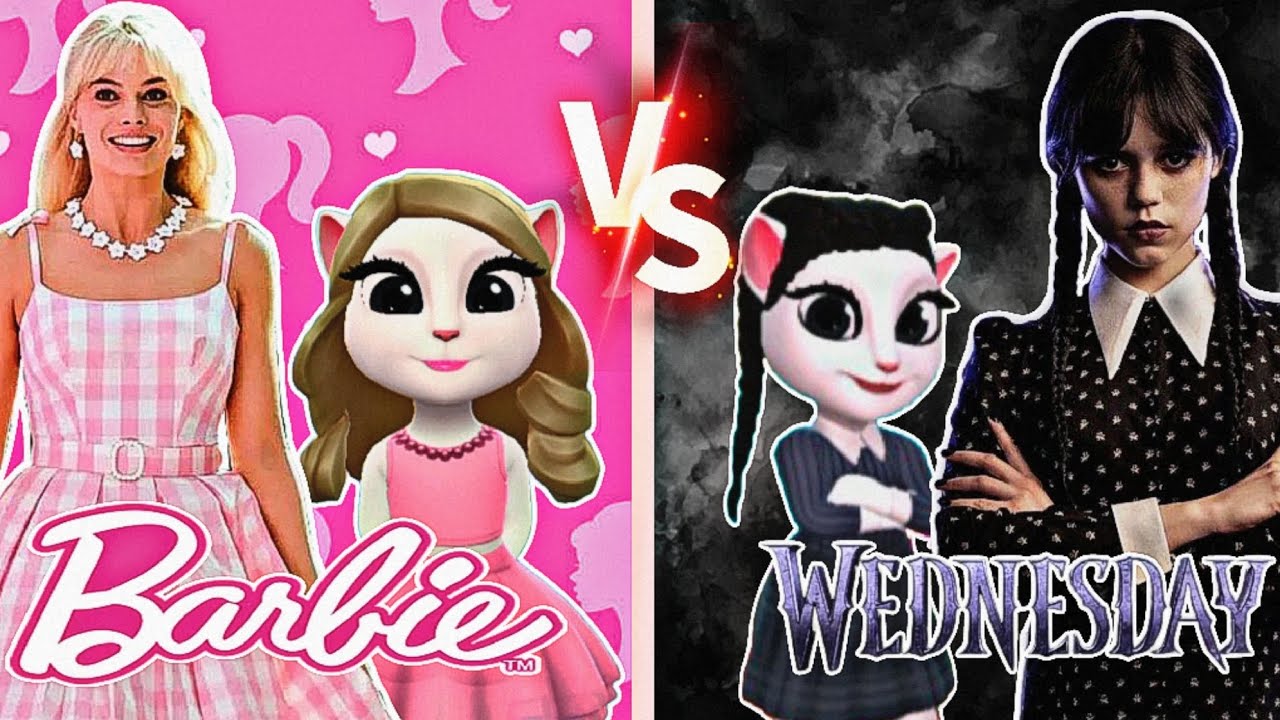 (my taking angela 2) new spring update 2024 💖(Barbie vs Wednesday ...