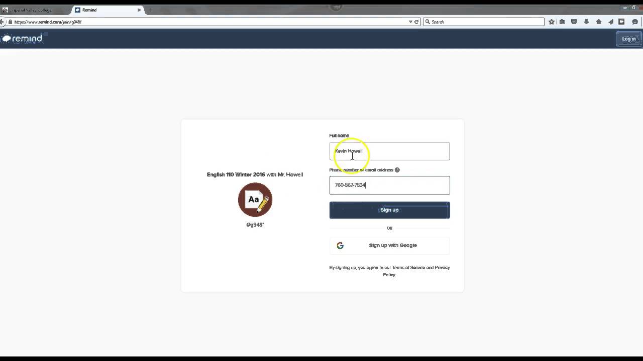 Remind.com How to Join - YouTube