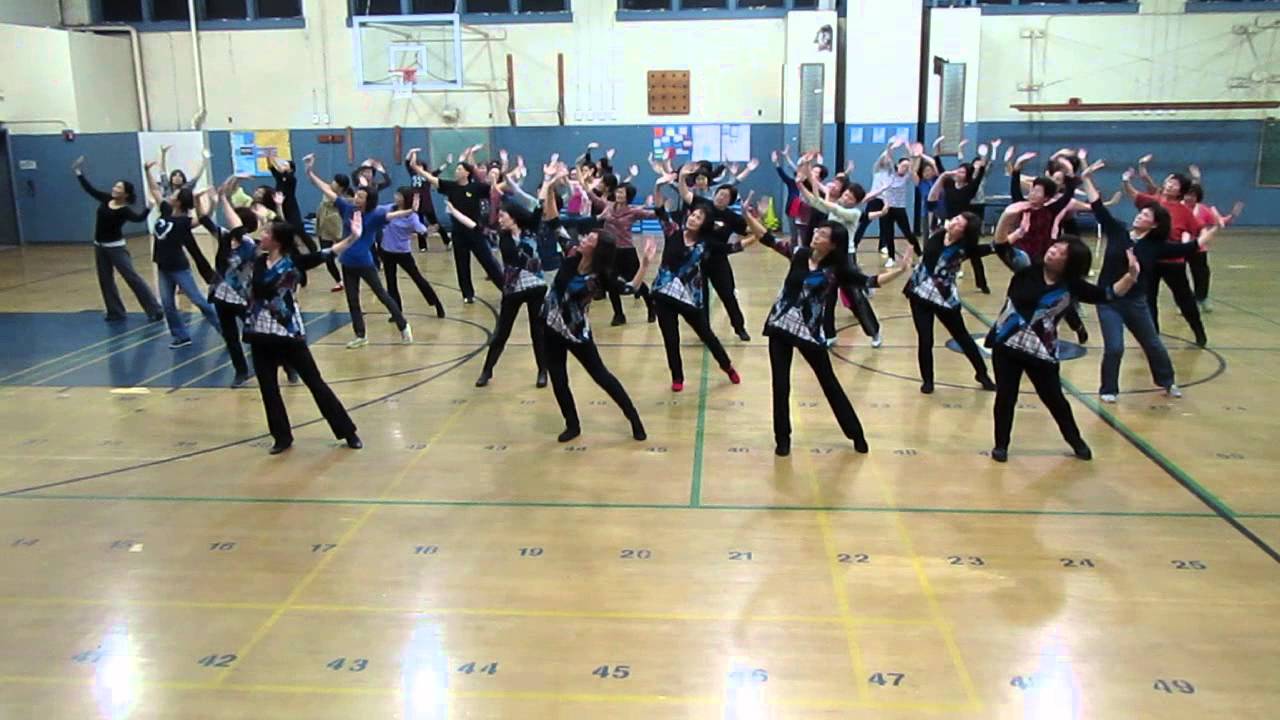 Class video 梦中的妈妈 12/9/2014 San Francisco Chinese Line Dance 三藩市鳳凰飛健舞社 ...