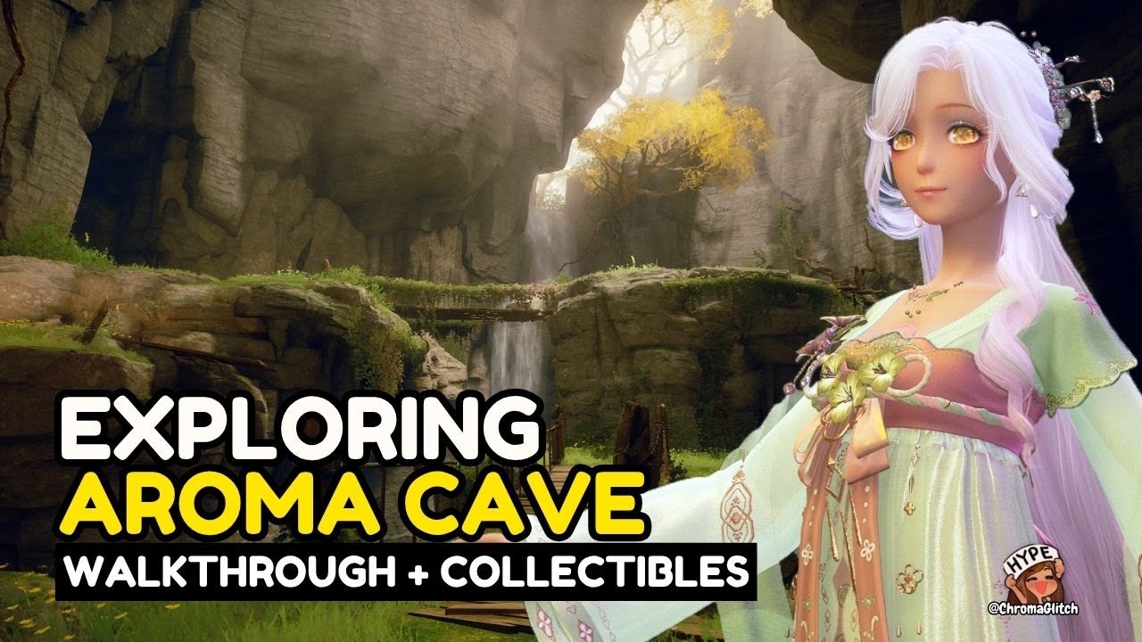 EXPLORING AROMA CAVE in Infinity Nikki | ALL COLLECTIBLES - YouTube