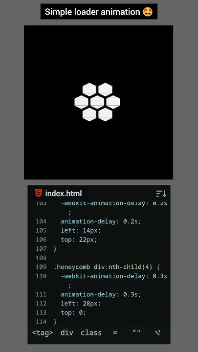 Simple & easy loader animation #html #css #webdevelopment - YouTube