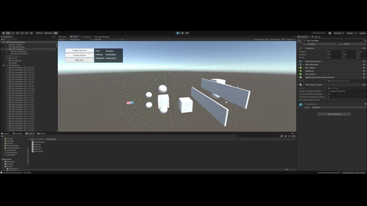 SeaTruck Recall - Pathfinding Demo - YouTube