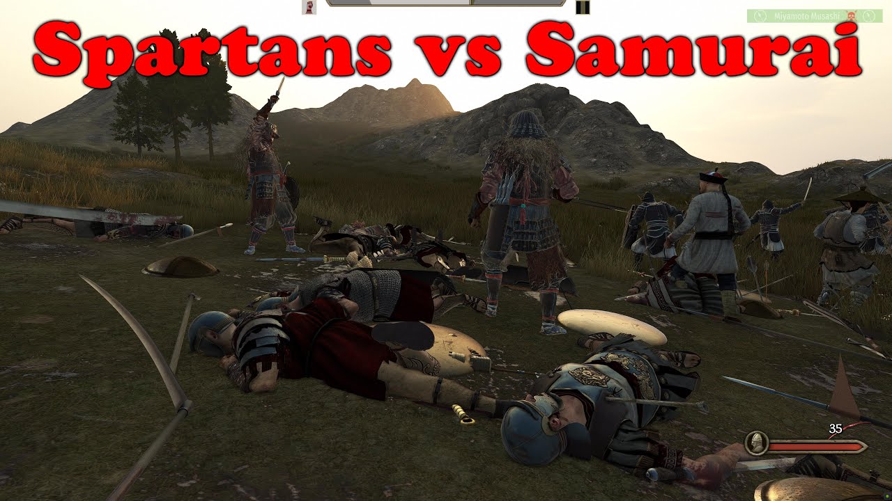 Rome & Sparta VS Japan #bannerlord #mountandblade - YouTube