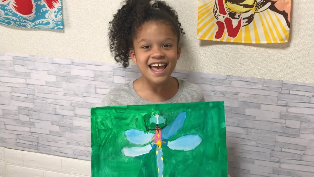 Painting a dragonfly - YouTube