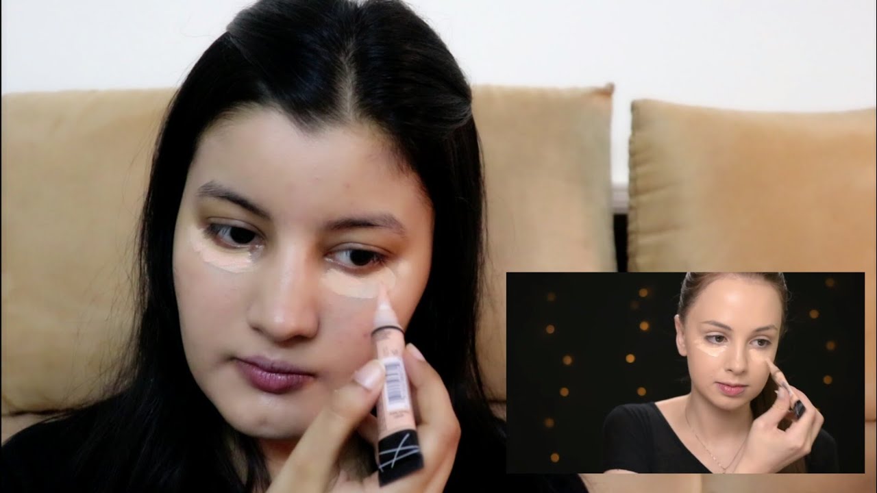 I tried following DENITSLAVA'S Makeup Tutorial || Riya Beauty - YouTube