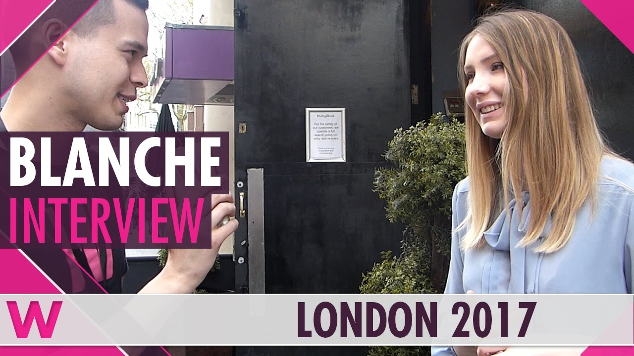 Blanche (Belgium 2017) Interview | London Eurovision Party 2017 - YouTube