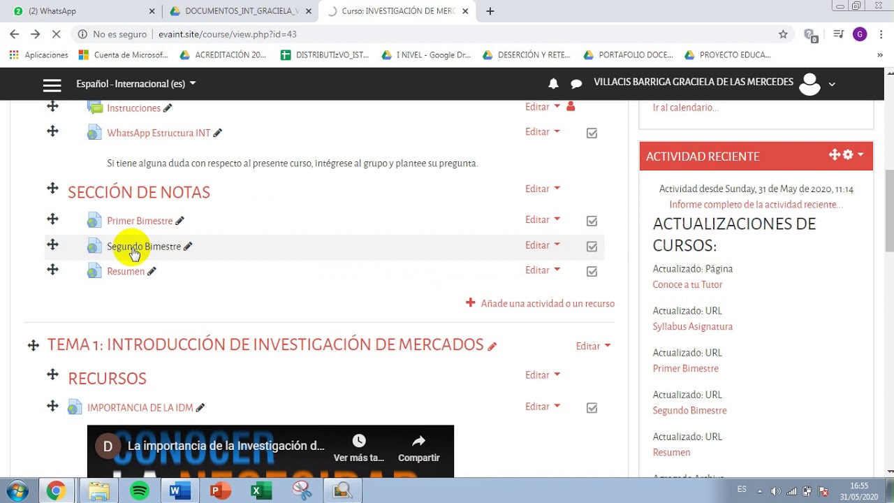 ESTRUCTURA PLATAFORMA EVA - YouTube