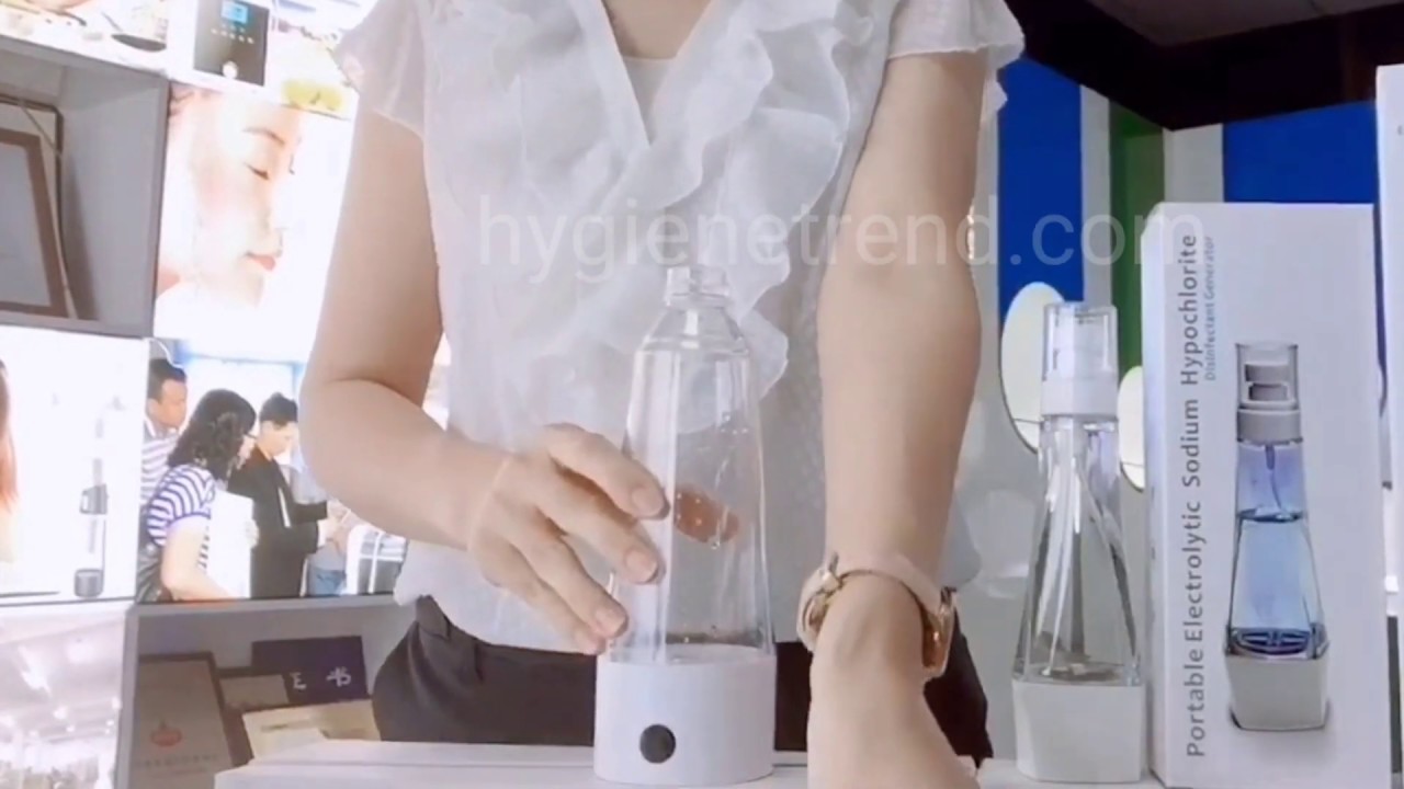 Disinfectant generator (Bleach Maker) 350ml - YouTube