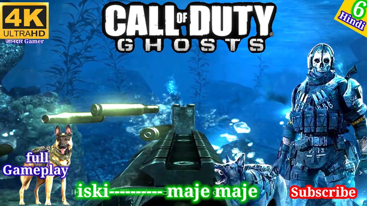 Part-6 Call of Duty Ghosts story mode full HD 4K video with Hindi Urdu ...