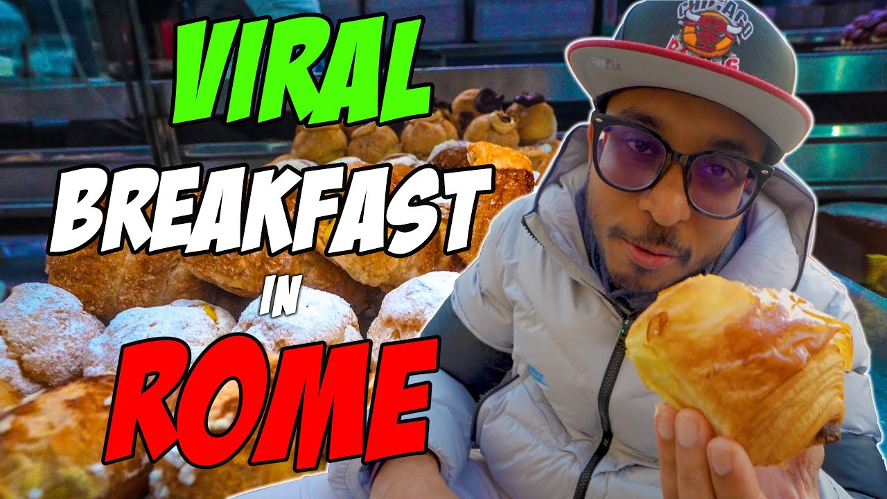 Top 3 Tik Tok Viral BREAKFAST Spots in Rome - Must Eat Foods in Rome ...