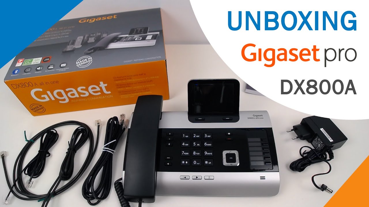 Gigaset DX800A PRO | Unboxing - YouTube