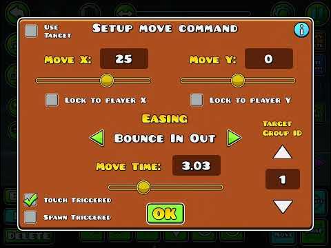 How to use move trigger (gd) - YouTube