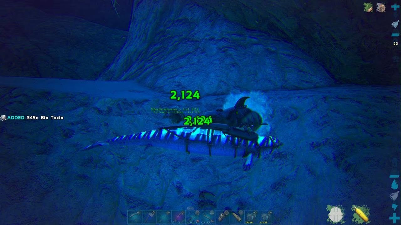 ARK: crystal isles ocean be scary - YouTube