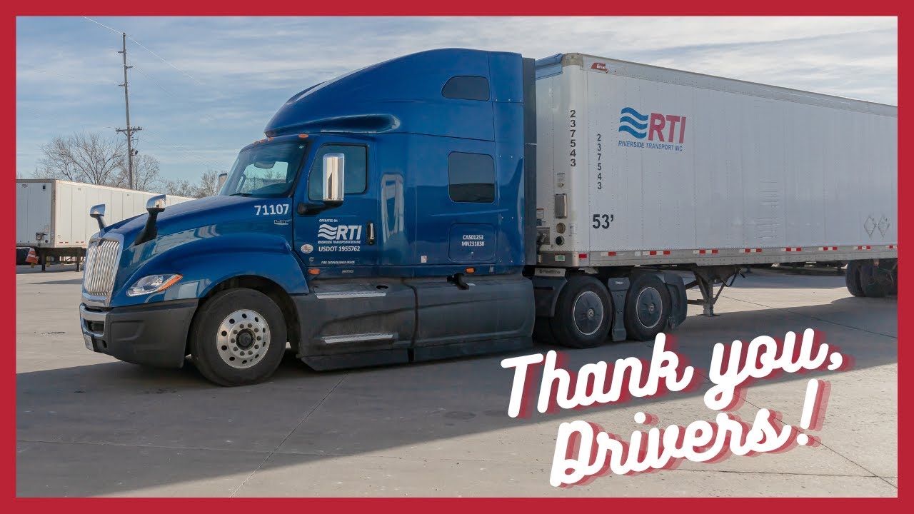Thank You Drivers! - Driver Appreciation Week 2022 - Riverside ...