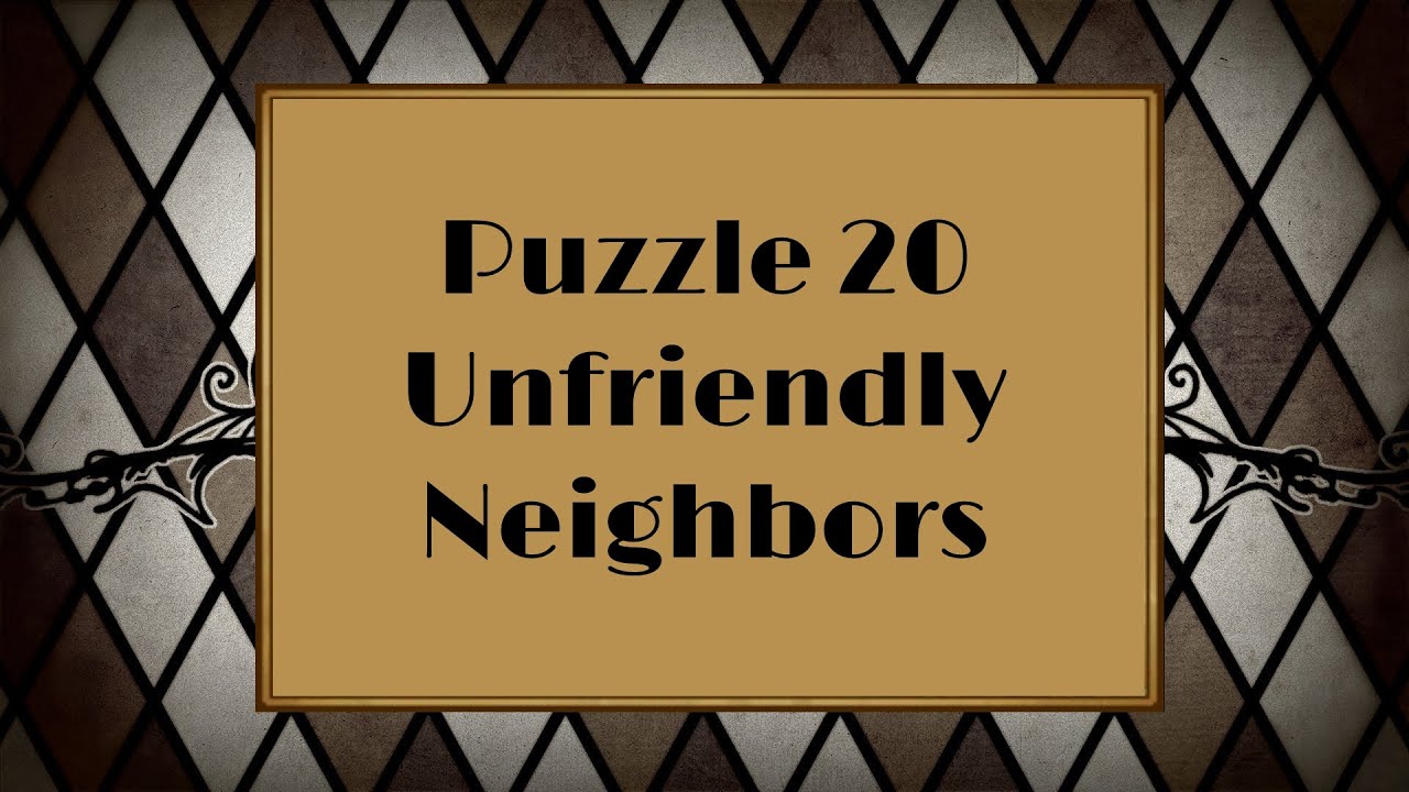Professor Layton and the Curious Village - Puzzle 20: Unfriendly ...