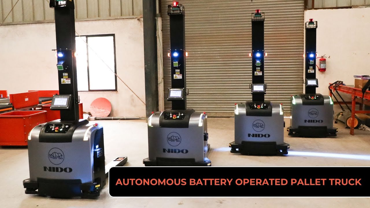 Autonomous Battery Operated Pallet Truck - YouTube