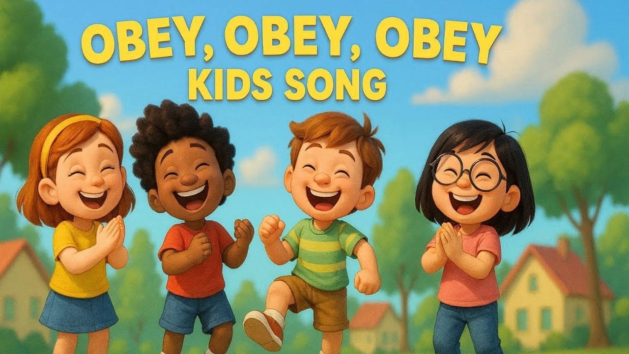 Obey, Obey, Obey | Christian Song For Kids | Bible Worship Fun ...