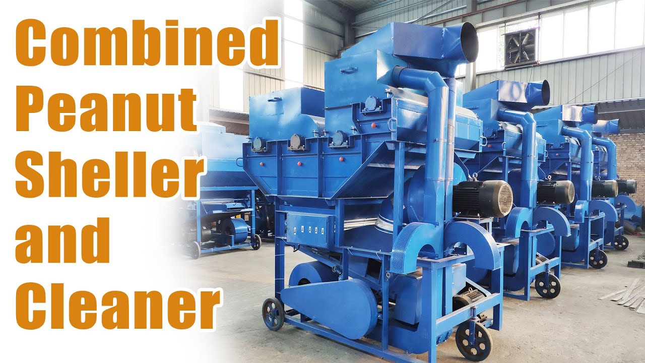 Efficient Peanut Sheller & Cleaner: Streamlining Groundnut Processing!# ...