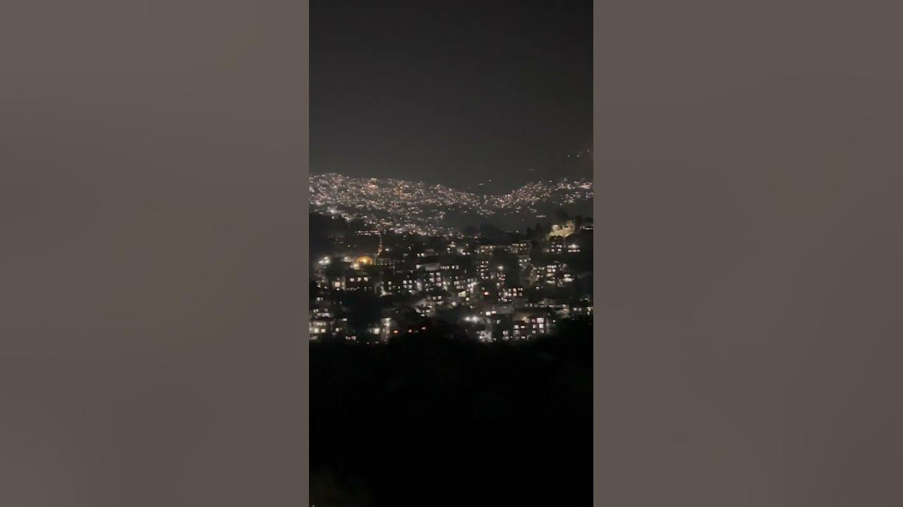 Aizawl city night view 😍 - YouTube