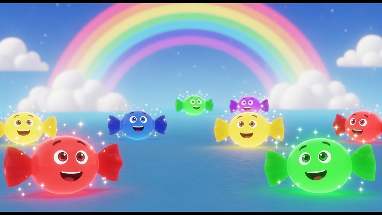 Learn Colors with Rainbow Candy 🍬🌈 | Fun Colors Song for Kids ...
