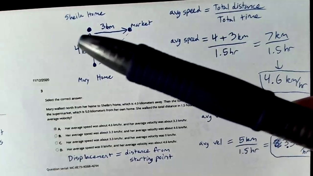 Physical Science Math for Physical Science Mastery Test Key - YouTube