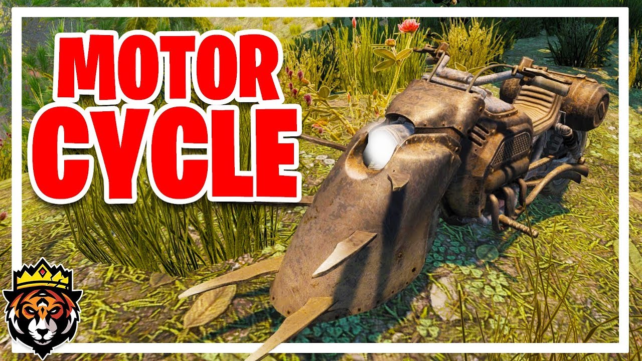 Trying out the NEW MOTORCYCLE in 7 Days to Die Alpha 17 Multiplayer ...